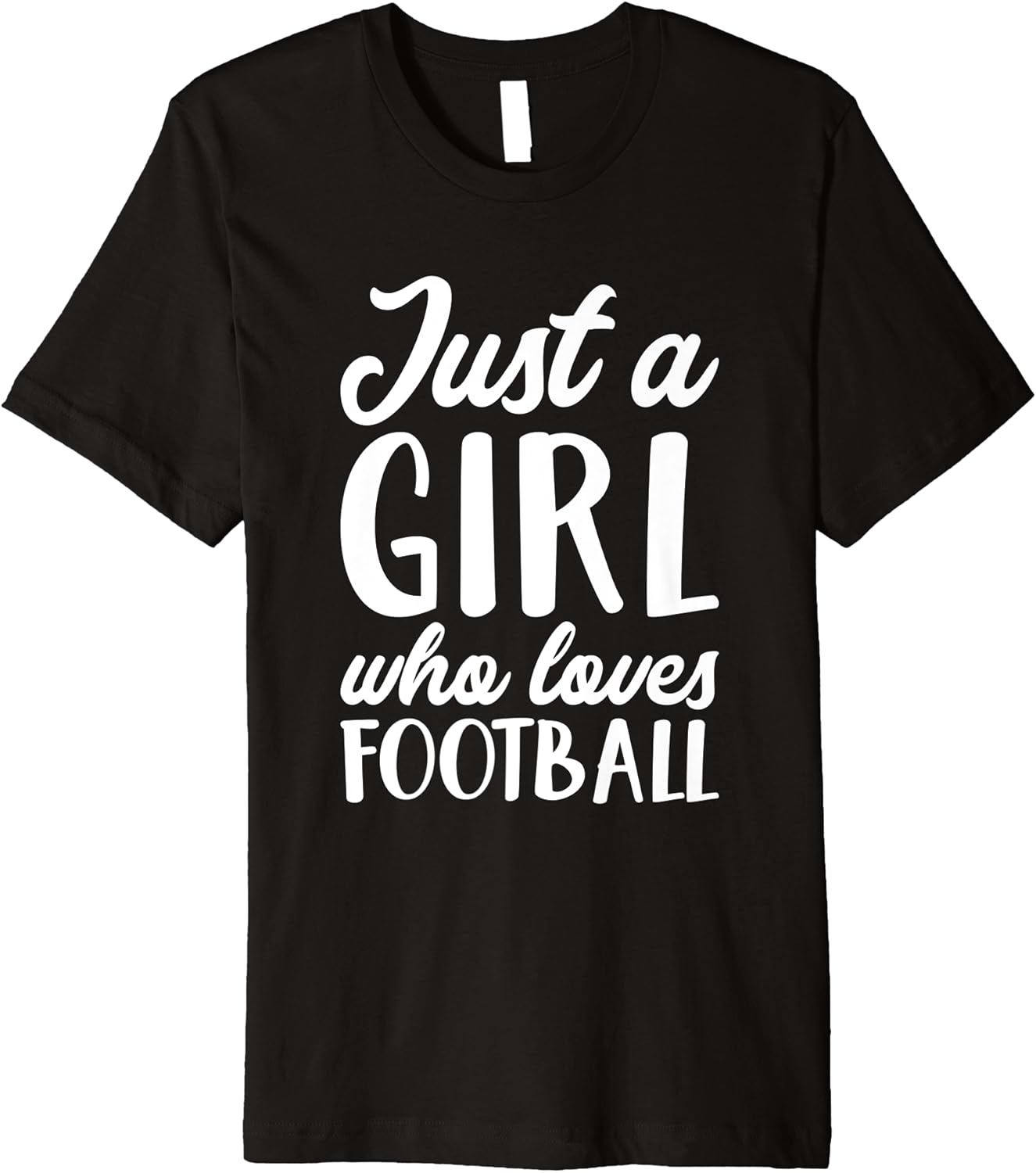 Amazon Football Shirt Women Just A Girl Who Loves Football Premium amazon-football-shirt-women-just-a-girl-who-loves-football-premium